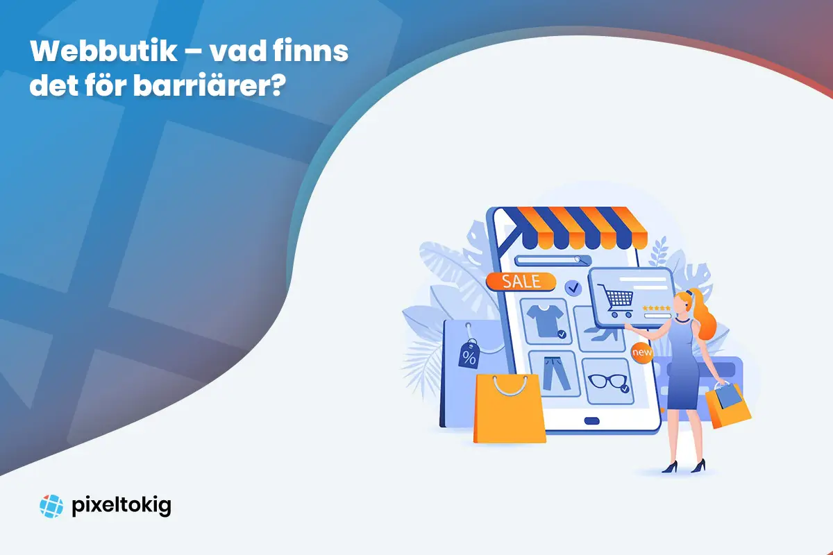 Webbutik – vad finns det för barriärer? - Pixeltokig